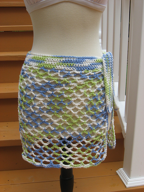 Ravelry: Caribbean Breeze Swimsuit Wrap pattern by Deborah Devlin