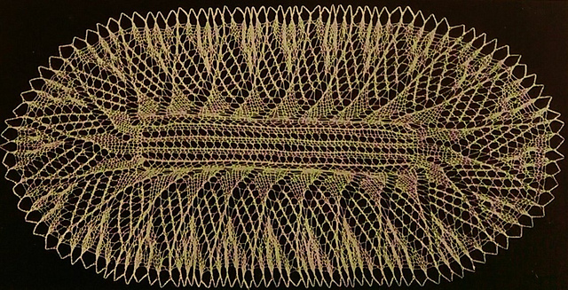 Ravelry: Ovale Decke mit Zackenmuster pattern by Verlag Otto Beyer ...