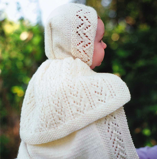 Ravelry: Edwardian Carrying Cape pattern by Annie Dempsey