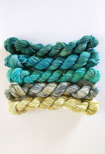 Ravelry: Oceanwind Knits Merino Gradients Mini Skeins Set 5x25g