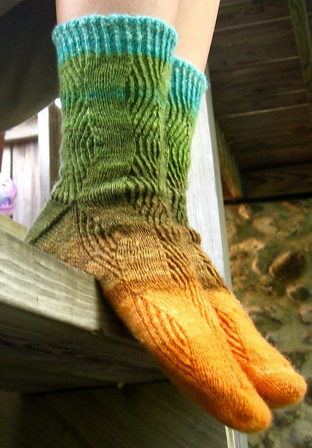 Ravelry: Refractive Socks pattern by Kristy Howell