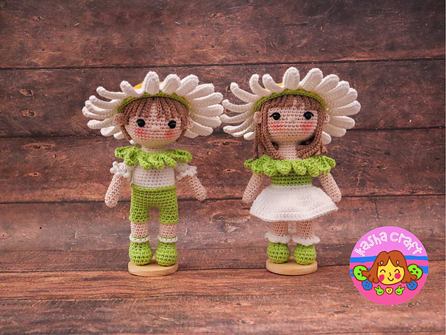 Ravelry: Dean & Della The Daisies pattern by Odinka Wisanindhi