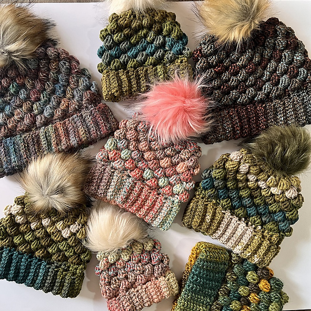 Ravelry: Bobble Gang Hat pattern by Hannah Bovender