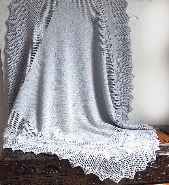 Ravelry: Simple Elegant Baby Blanket pattern by OGE Knitwear Designs