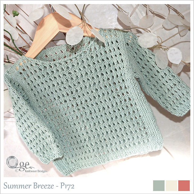 Ravelry: Summer Breeze - P172 pattern by OGE Knitwear Designs