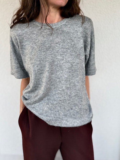 Ravelry: Very Light Super Basic Tee pattern by ohwhata knit