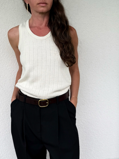 Ravelry: Pinstripe Tank Top pattern by ohwhata knit