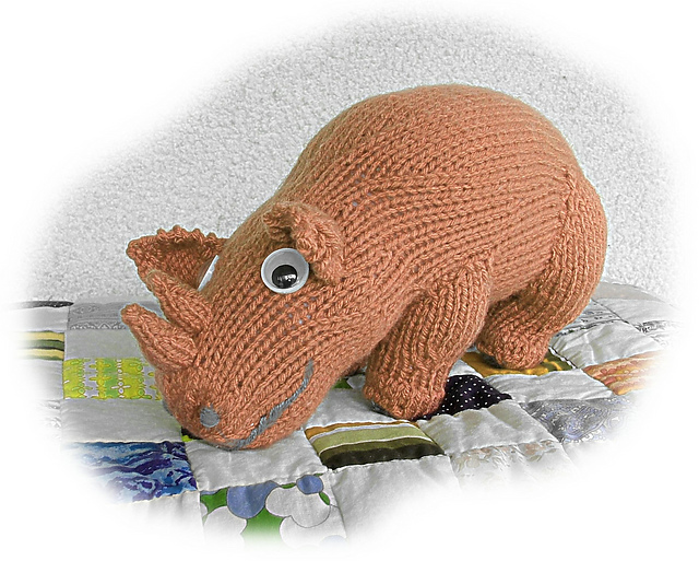 Ravelry: RAFIKI THE RHINO (Rhinoceros) pattern by Georgina Manvell