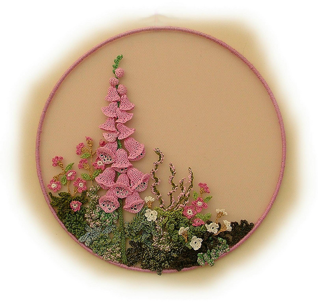 Ravelry: Foxglove Picture pattern by Georgina Manvell