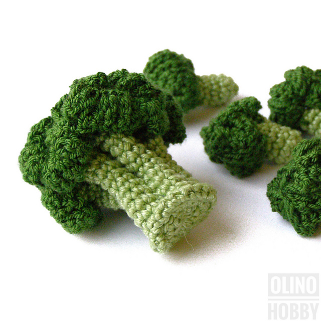 Ravelry: BROCCOLI play food pattern by Olha Belkevych