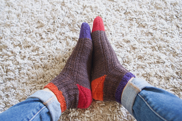 Ravelry: Falling for Socks pattern by Katrina Walser