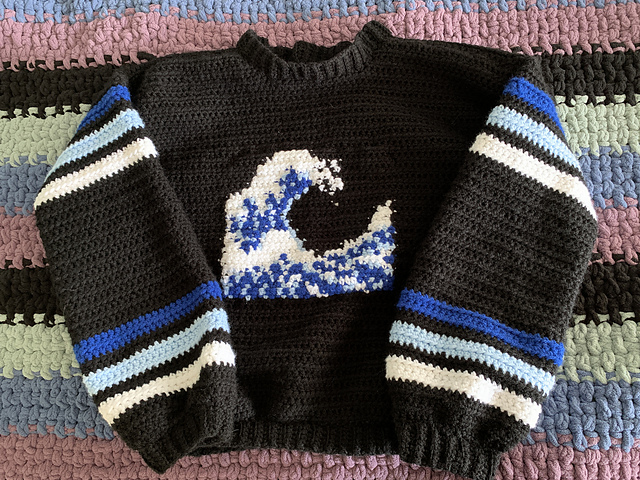 Ravelry: Wave Sweater pattern by Madeline Watson