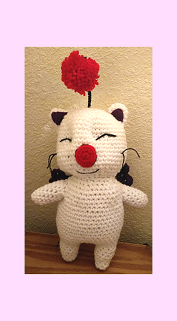 Ravelry: Final Fantasy Moogle pattern by StringyDingDing
