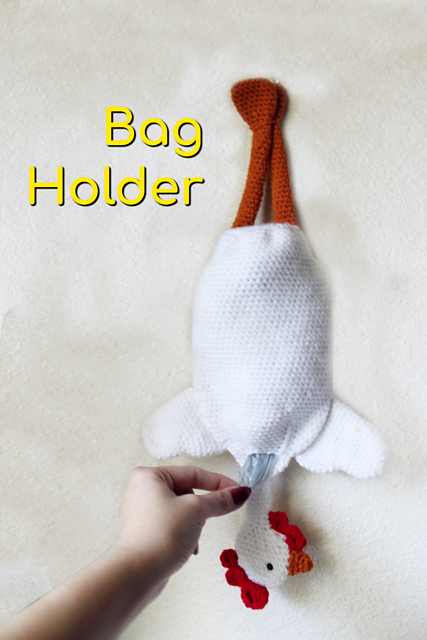 Ravelry: Chicken Bag Holder pattern by StringyDingDing