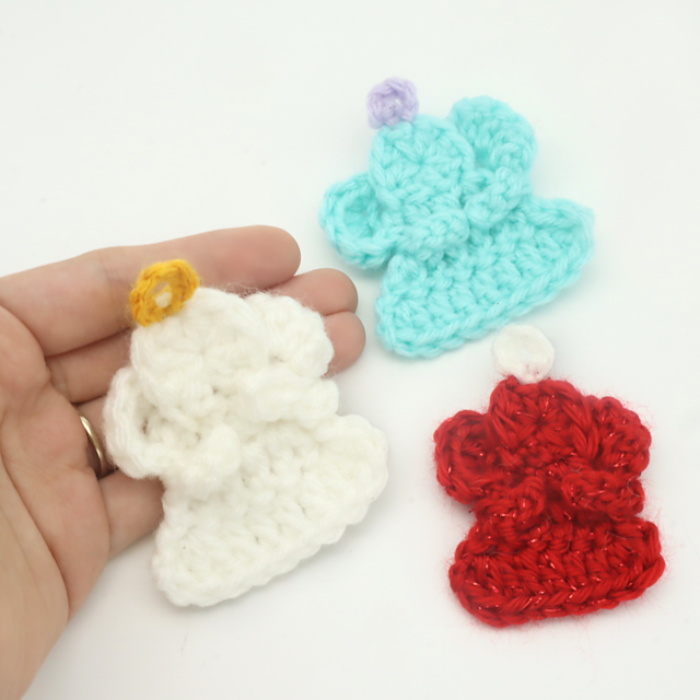 Ravelry: No-Sew Angel Applique pattern by StringyDingDing