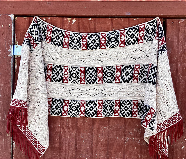 Ravelry: Aragon Wrap pattern by YellowBlueDesign by Olya Mikesh