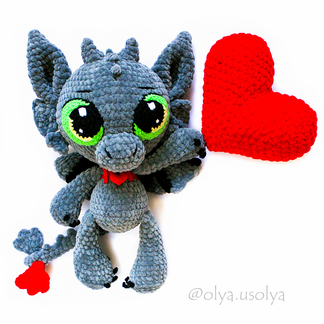 Ravelry: The kindest Dragon pattern by Olya Usoltseva