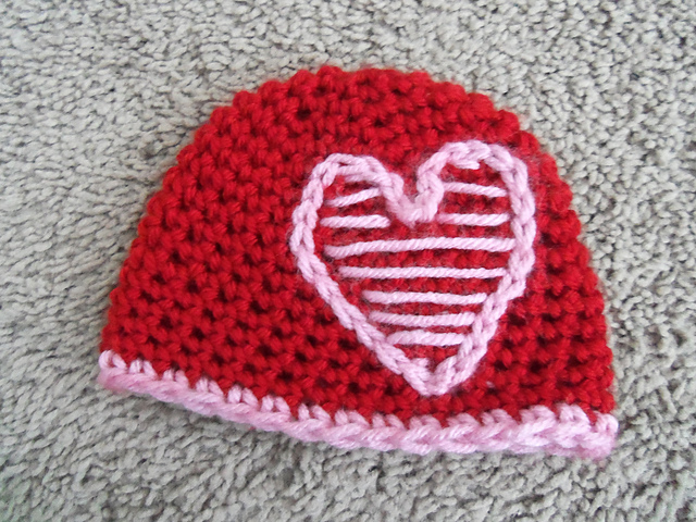 Ravelry: Heart Beanie pattern by Kristi Simpson