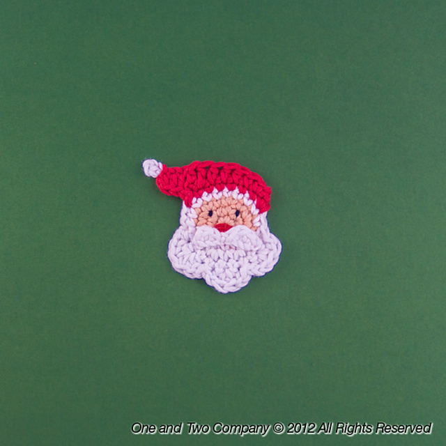 Ravelry: Santa Applique pattern by Carolina Guzman