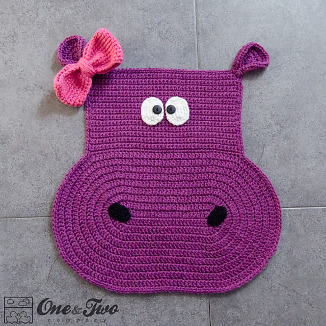 Ravelry: Hippo Rug pattern by Carolina Guzman
