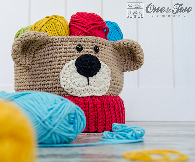 Ravelry: Teddy Bear Basket pattern by Carolina Guzman