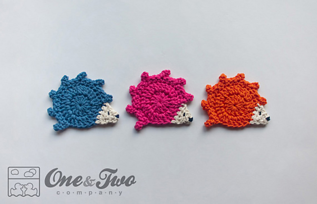 Ravelry: Hedgehog Applique pattern by Carolina Guzman