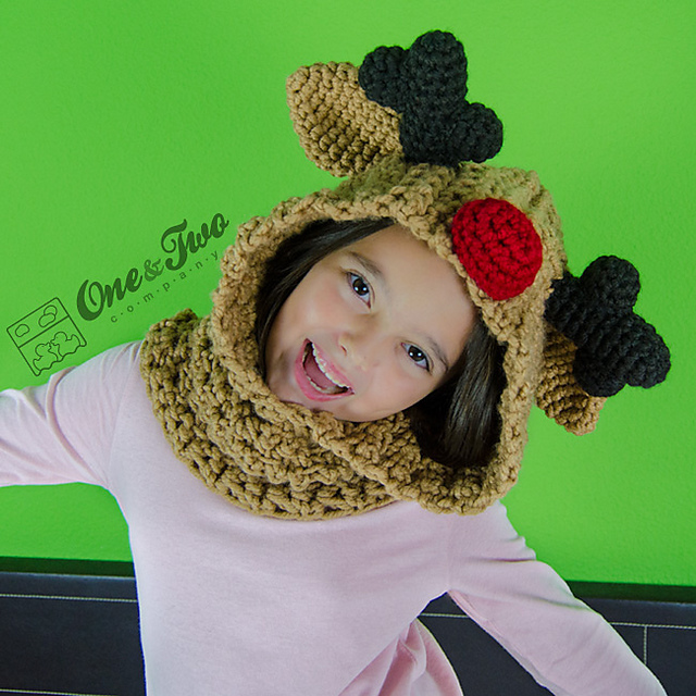 Ravelry: Reindeer and Moose Hood pattern by Carolina Guzman