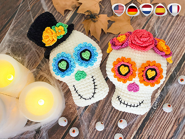 Ravelry: Catrina Skulls pattern by Carolina Guzman
