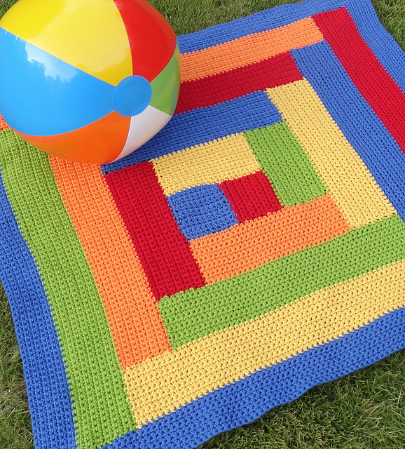 Ravelry: Beach Ball Squared pattern by Janet Brani
