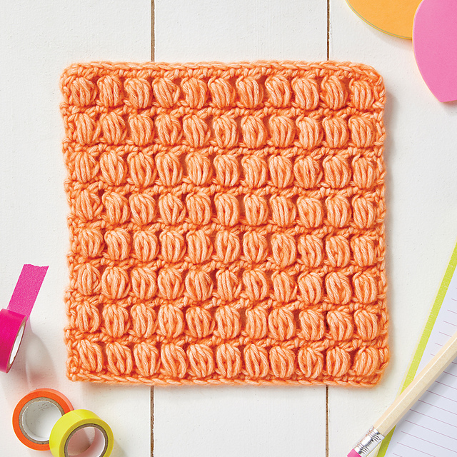 Ravelry: Hook 'n' Learn Part 8 - Puff Stitch pattern by Lucy Croft