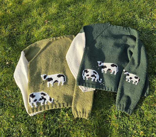 Ravelry: The Cow Sweater pattern by Oli