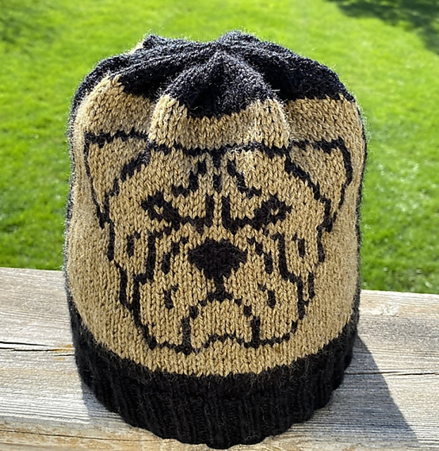 Ravelry: July Hat: Bull Mastiff pattern by Susan Gressman