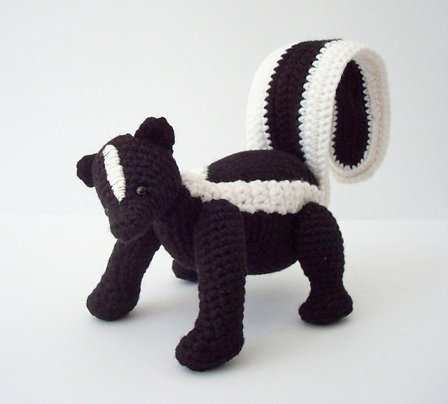 Ravelry: Striped Skunk pattern by Susan Burkhart