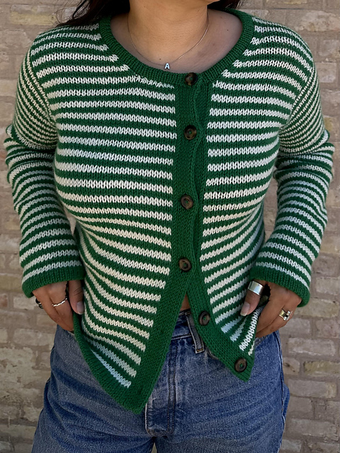 Ravelry: The Off-Kilter Cardi pattern by Andrea Chang