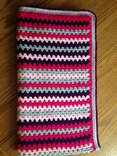 Ravelry: Granny Stripe Blanket in Pinks and Purples pattern by Rina Wolfson