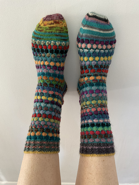 Ravelry: Smartie Socks pattern by Olivia Morgan