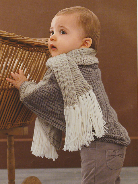 Ravelry: 03 Poncho pattern by Phildar Design Team