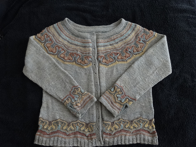 Ravelry: organisedknots' Slartibartfast's Baroque Knitting (handspun)