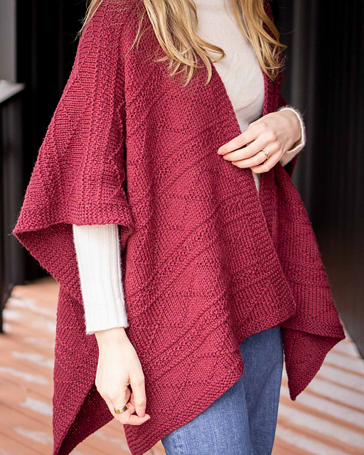 Ravelry: Morningside Cape pattern by Kaitlin Barthold