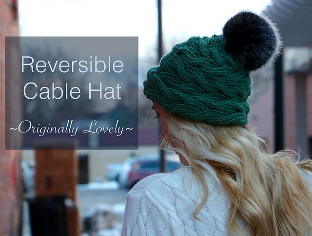 Ravelry: Reversible Cable Hat pattern by Kaitlin Barthold
