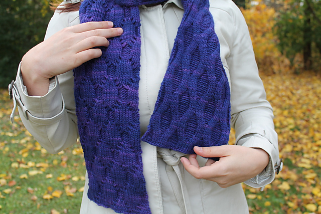 Ravelry: Texture Times Two Scarf pattern by Triona Murphy