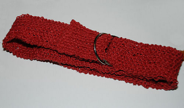 Ravelry: Linen Stitch Belt pattern by Sarah E. White
