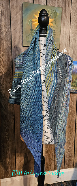 Ravelry: The Sea Calls to Me Shawl pattern by Pam DeWispelaere