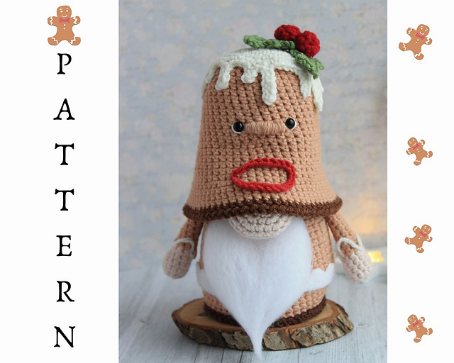 Ravelry: Gingerbread gnome pattern by Nazeli Tadevosyan