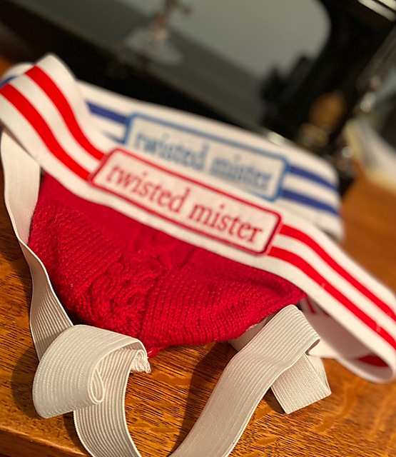 Ravelry: twisted mister jockstrap pattern by Jay Katzenberger