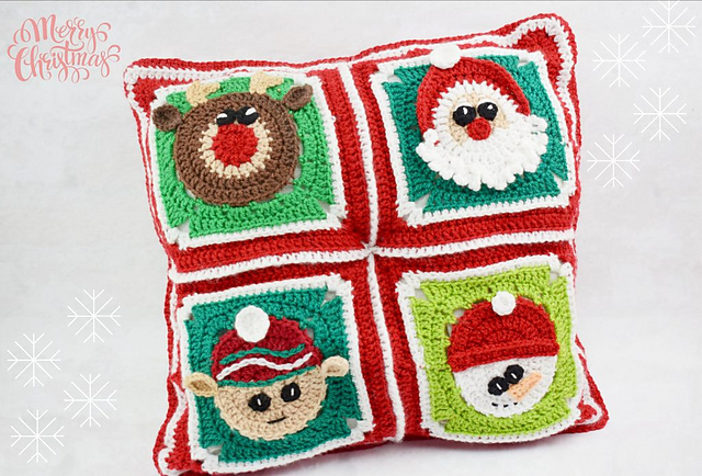Ravelry: Christmas square pattern by Tidzhen Gyuldzhu