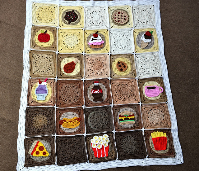 Ravelry: Sweets and treats blanket pattern by Tidzhen Gyuldzhu
