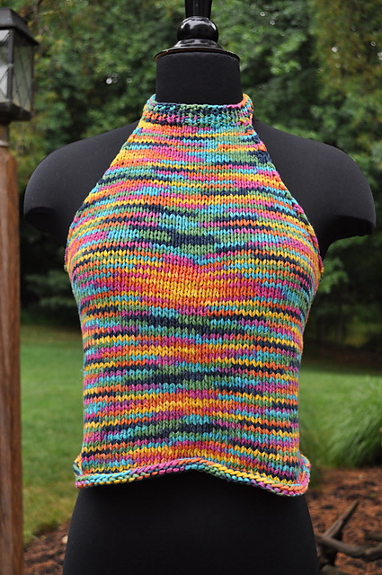 Ravelry: Waikiki T-Strap Top pattern by Gabriela Fernandez
