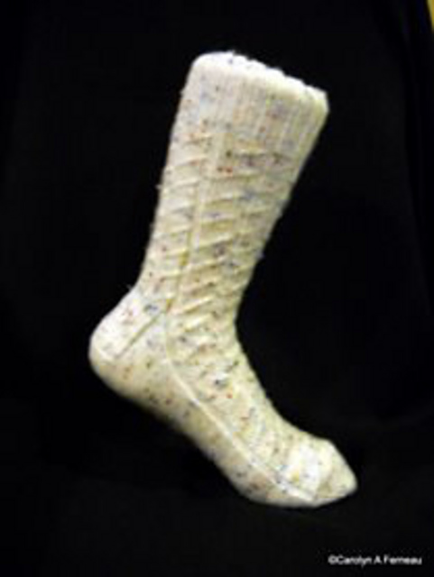 Ravelry: Spiral Column Socks pattern by Carolyn (Jill) Ferneau
