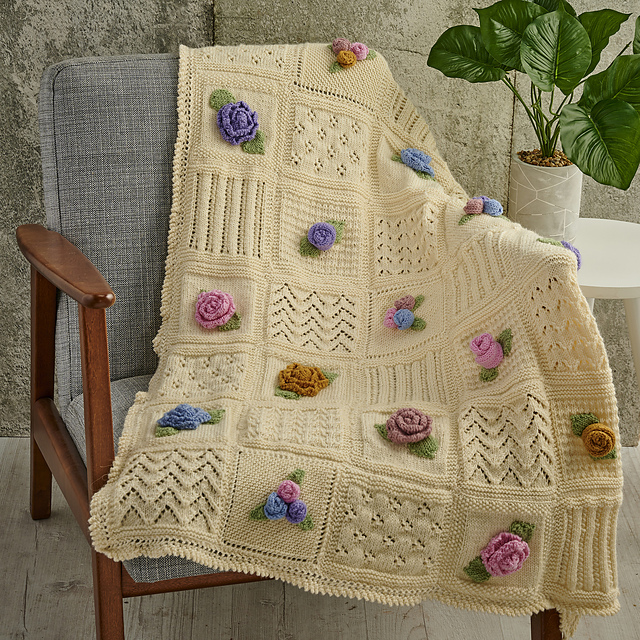Ravelry: Lace and Blooms pattern by Nicola Valiji